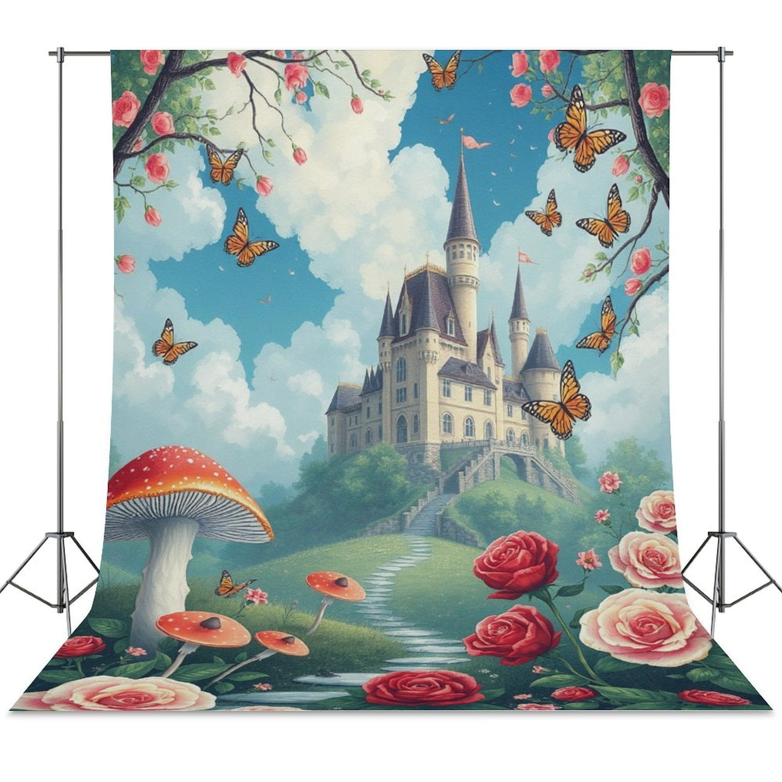 Fairytale Castle Garden Photography Backdrops Adult Photostudio Props ...