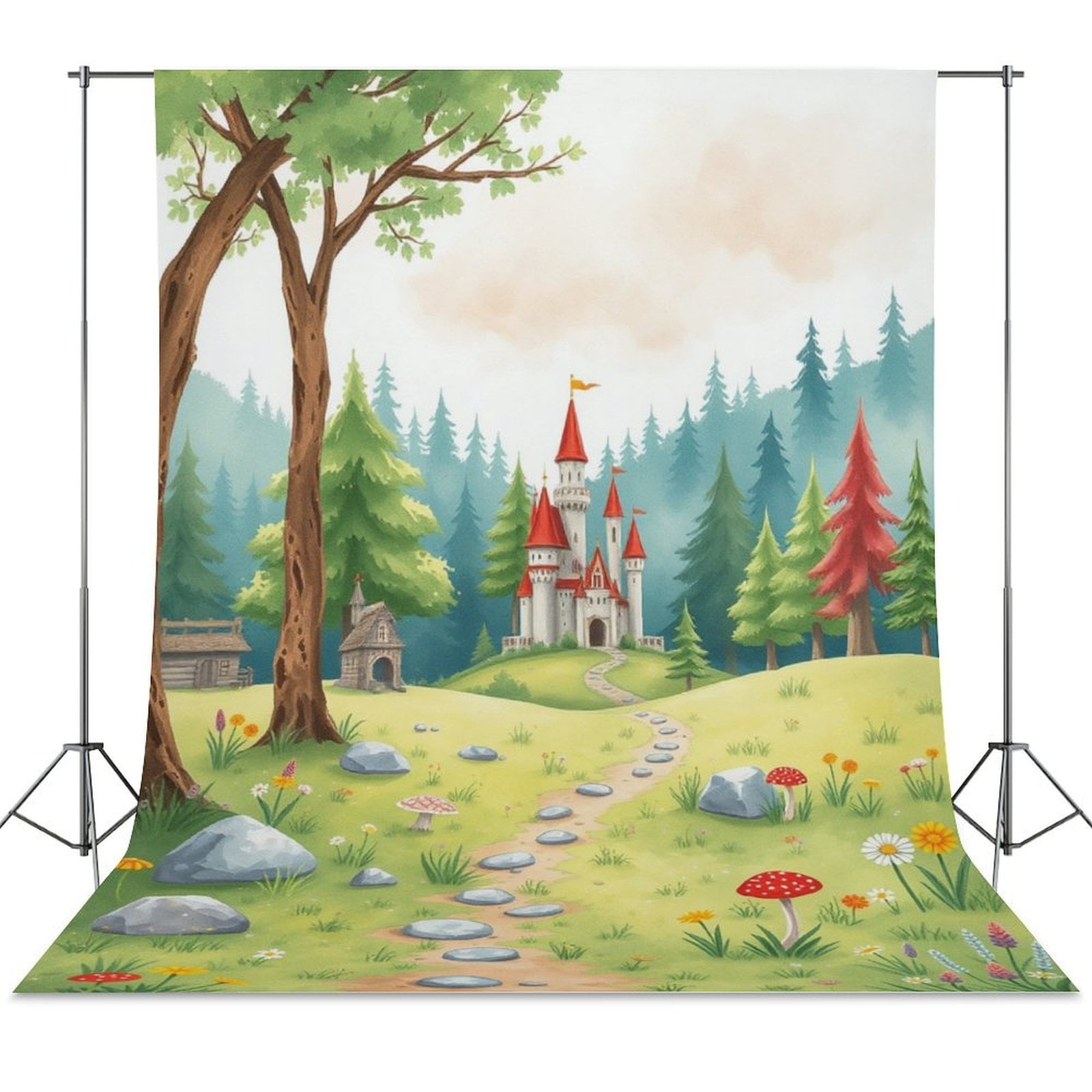 Fairytale Castle Path Decorations BackdropPortrait Photography ...