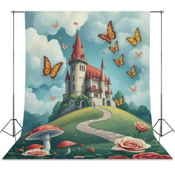 Fairytale Castle Path Photography Backdrops Adult Photostudio Props ...