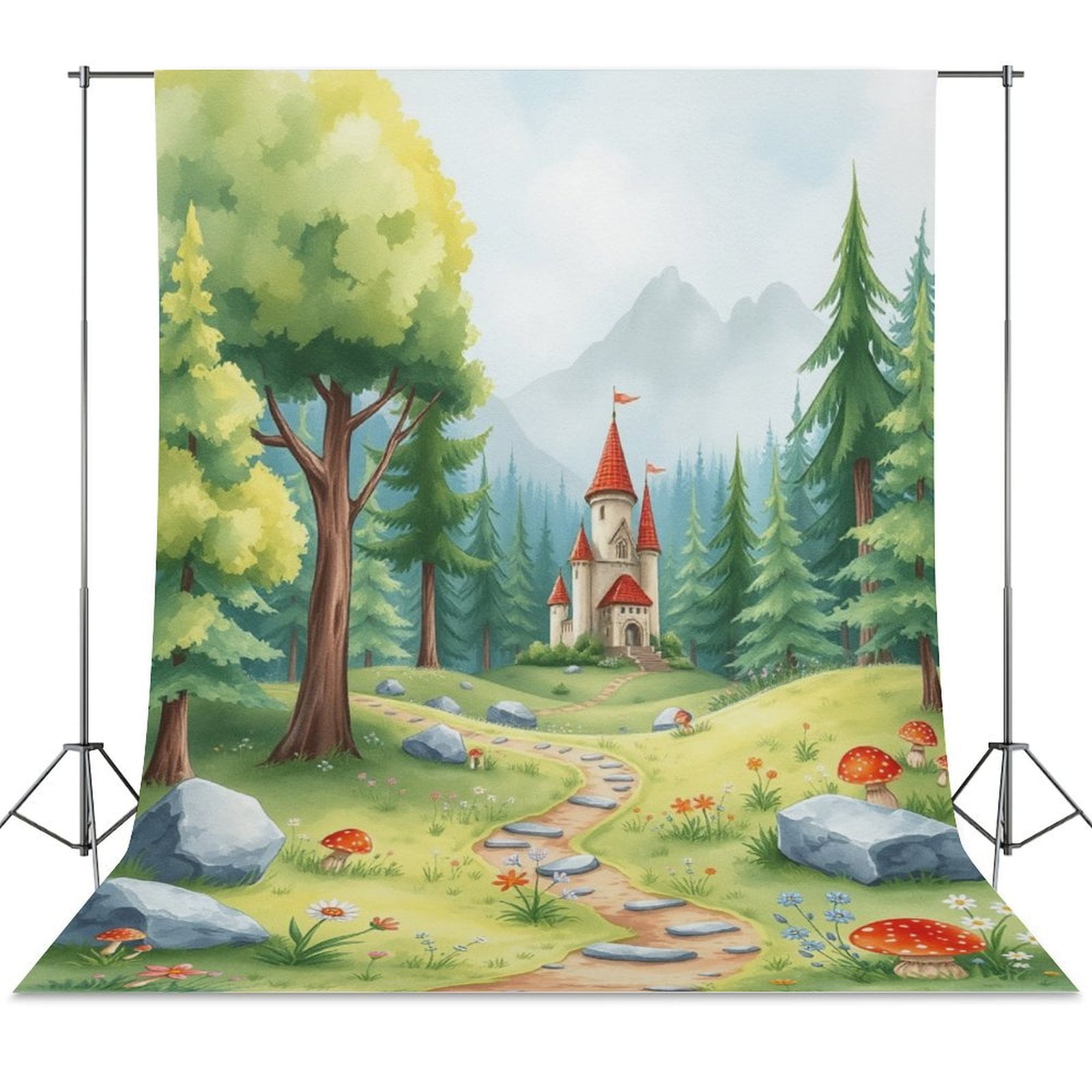 Fairytale Castle Path Photography Backdrops Adult Photostudio Props ...