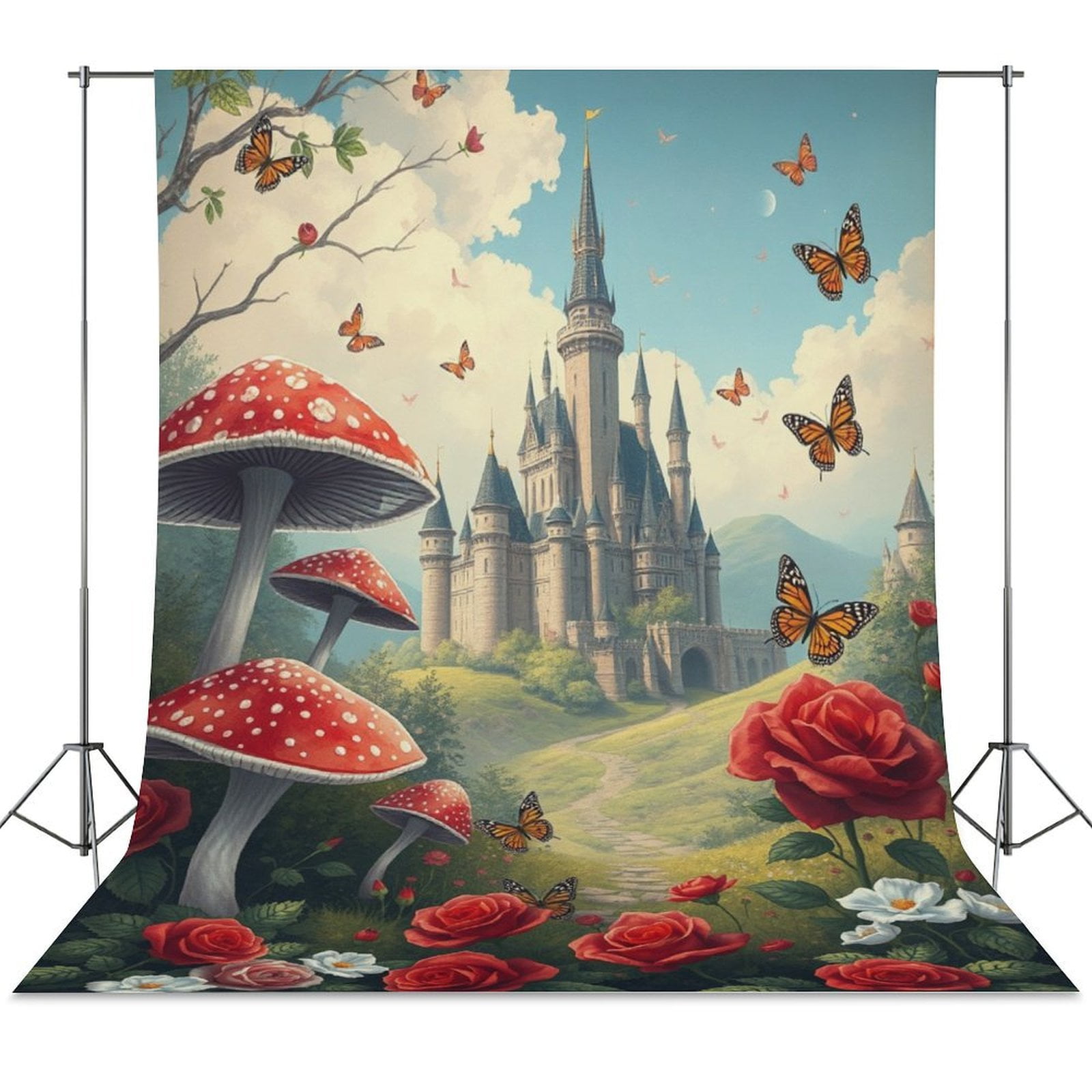 Fairytale Castle Scene Decorations BackdropPortrait Photography ...