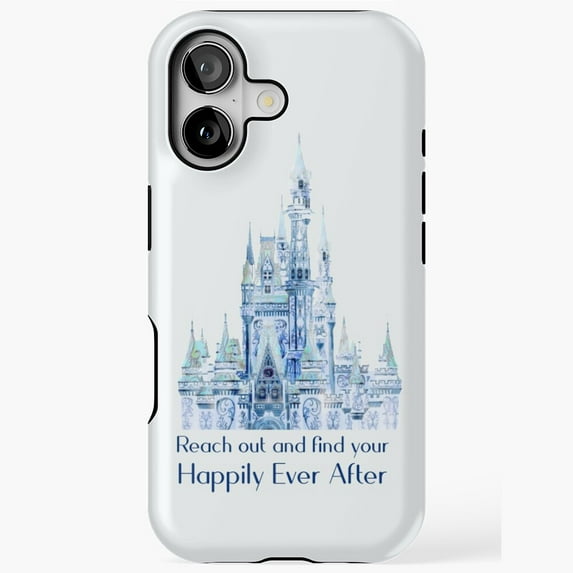 Fairytale Ending White Castle Design iPhone Case 17 11 12 13 14 15 16 ...
