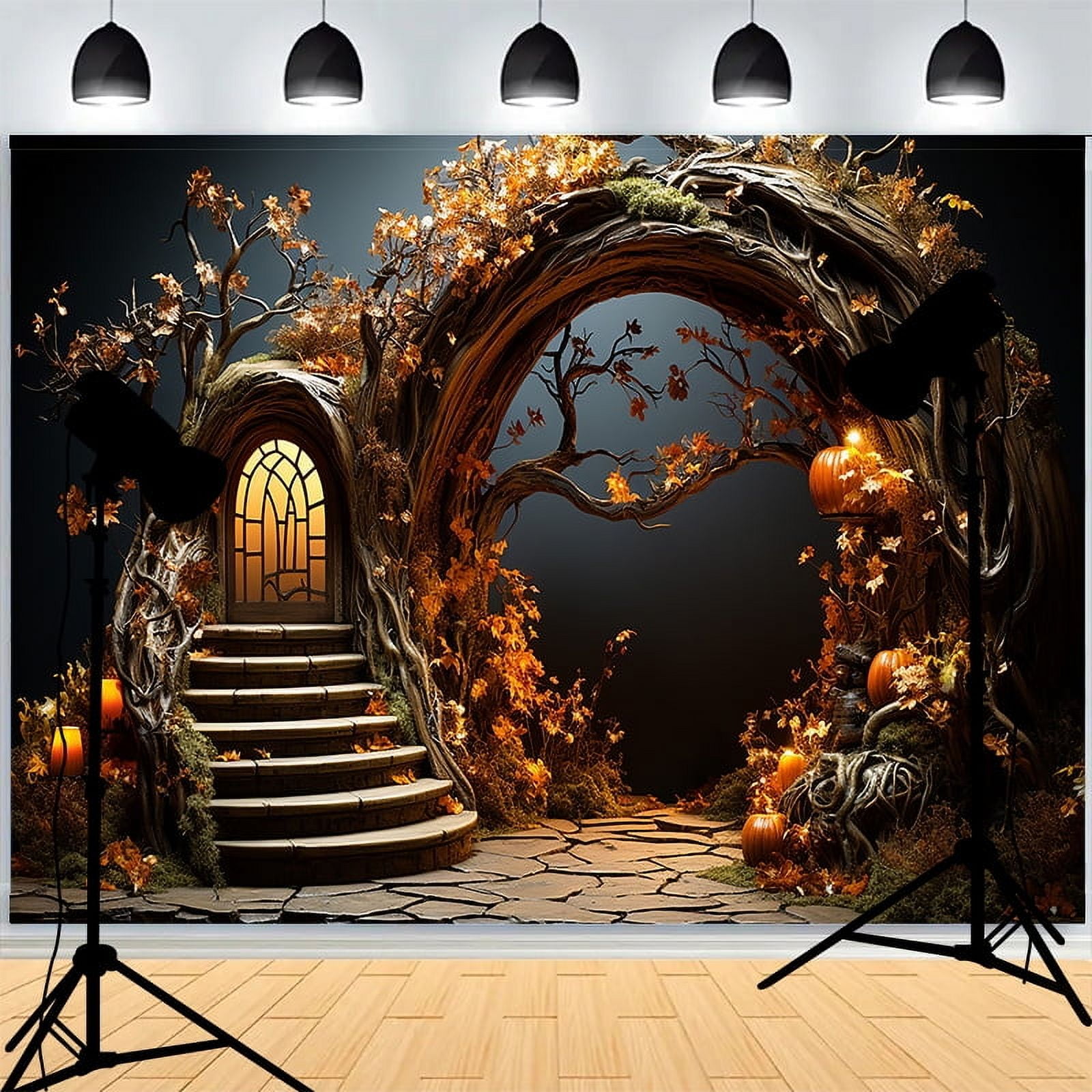 Fairytale Fantasy Photography Backdrops Window With Bunch Flowers ...