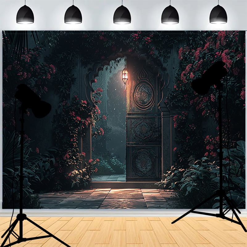 Fairytale Fantasy Photography Backdrops Window With Bunch Flowers ...