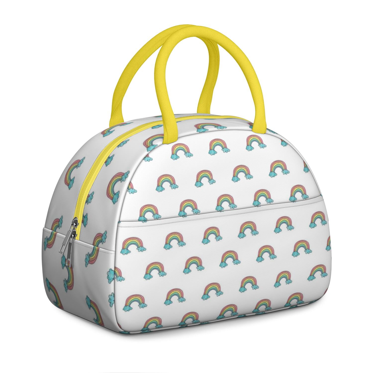 Fairytale Unicorn Lunch Bag – Mythical Horse Pattern in Rainbow Colors ...