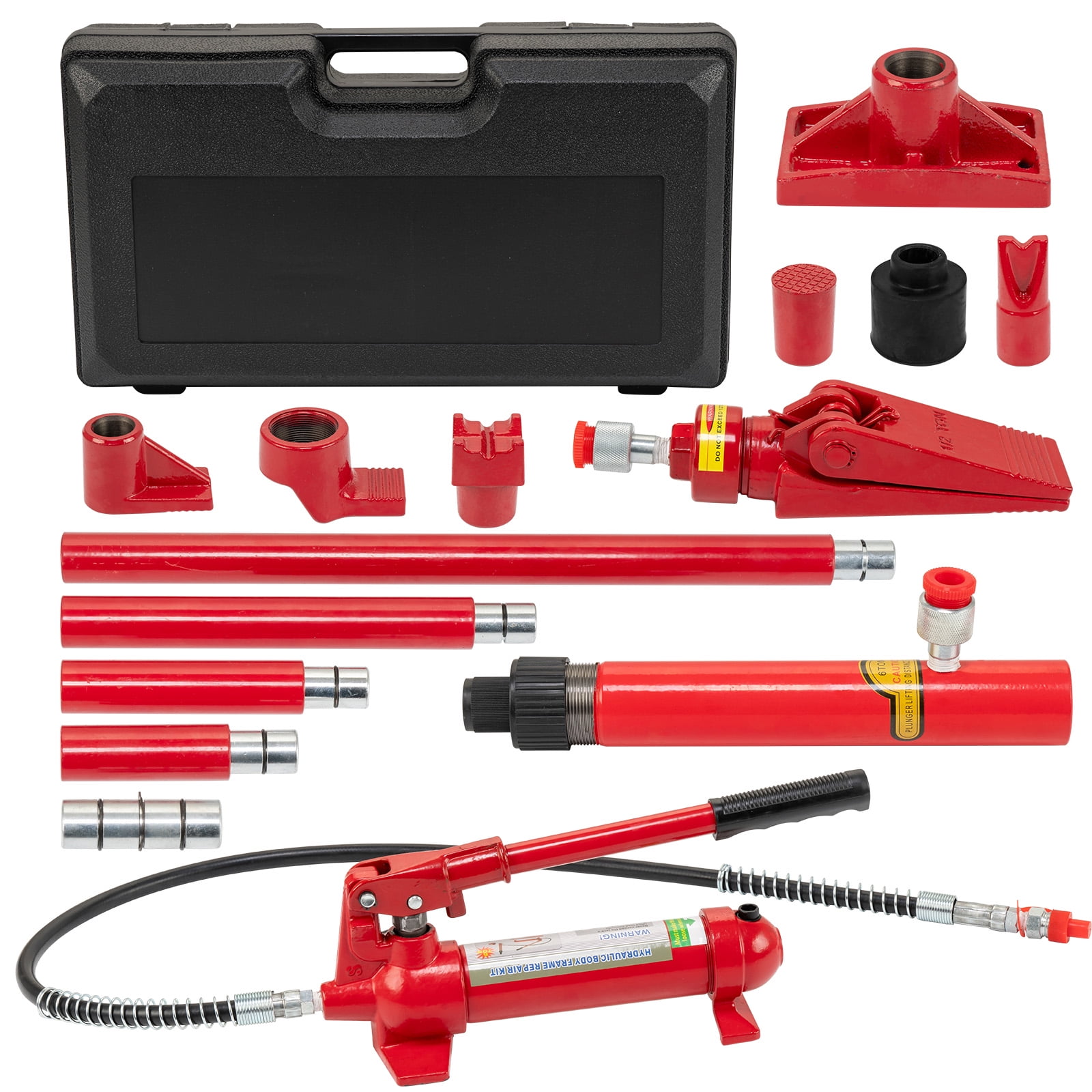 Faitaliicy 4/10/12 Ton Porta Power Hydraulic Kit Portable Hydraulic ...