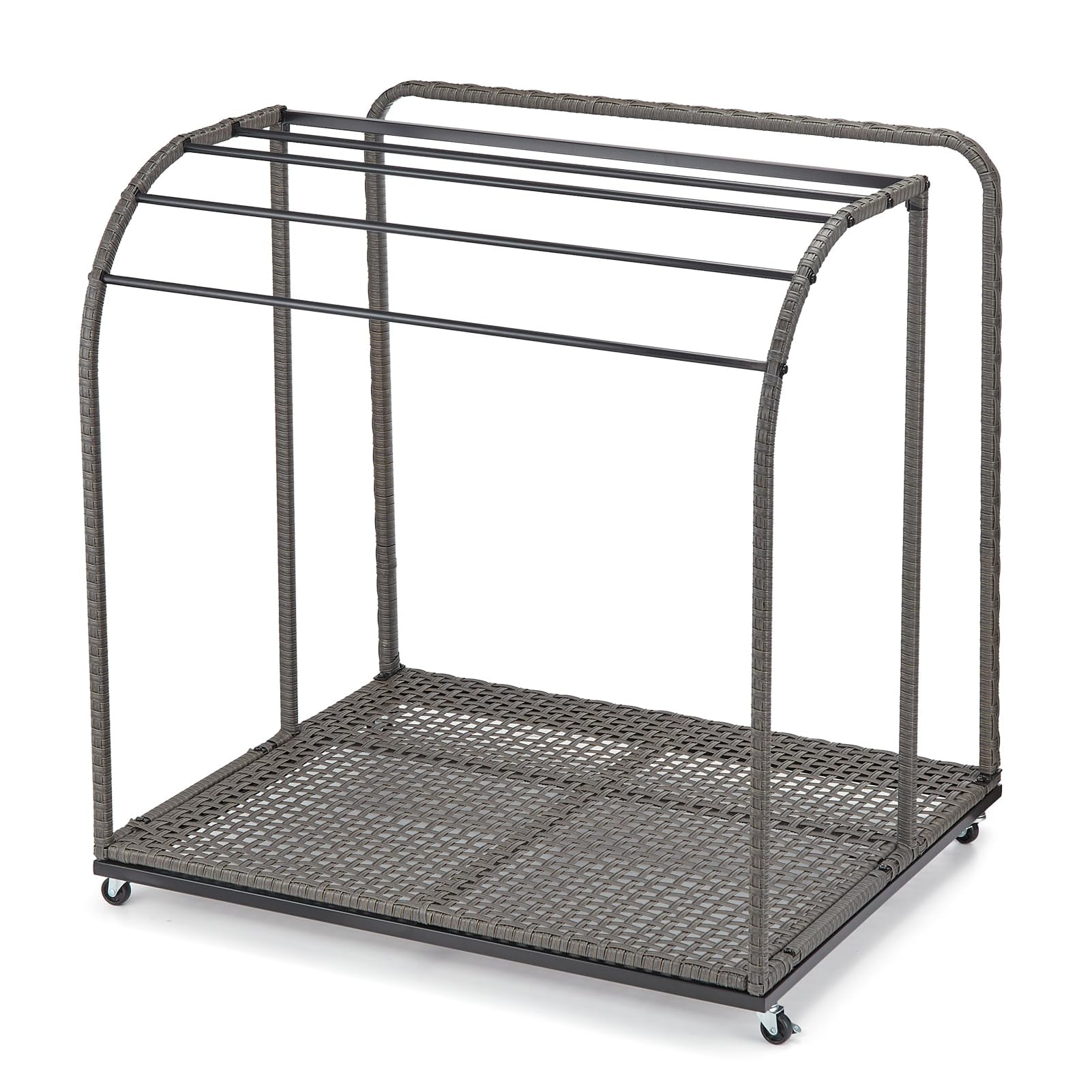 Faitaliicy 6 Tiers Poolside Towel Rack Outdoor Freestanding Storage ...