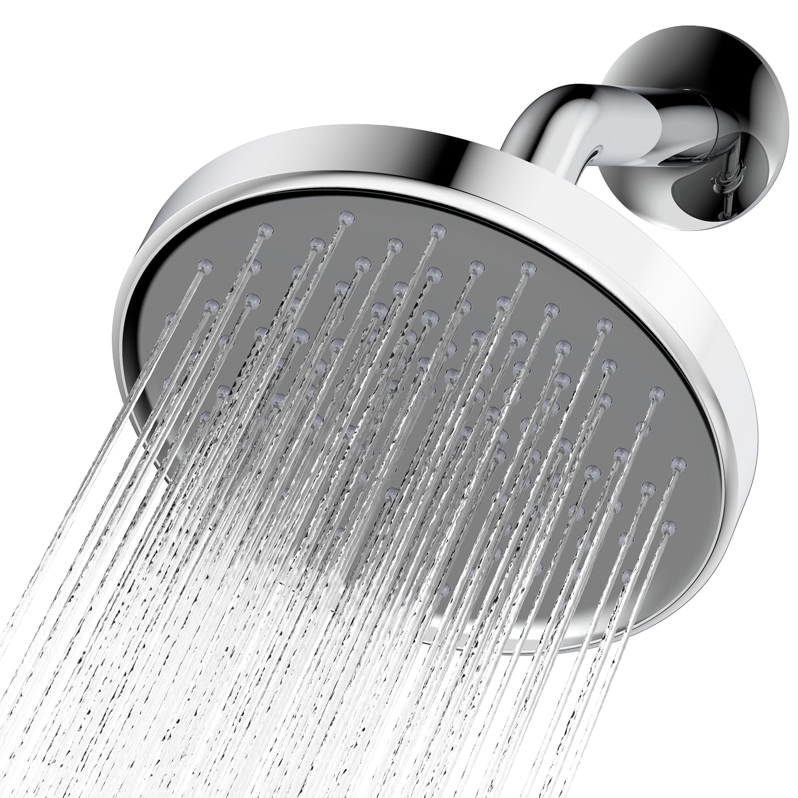 Faitaliicy Adjustable Rainfall Shower Head,6