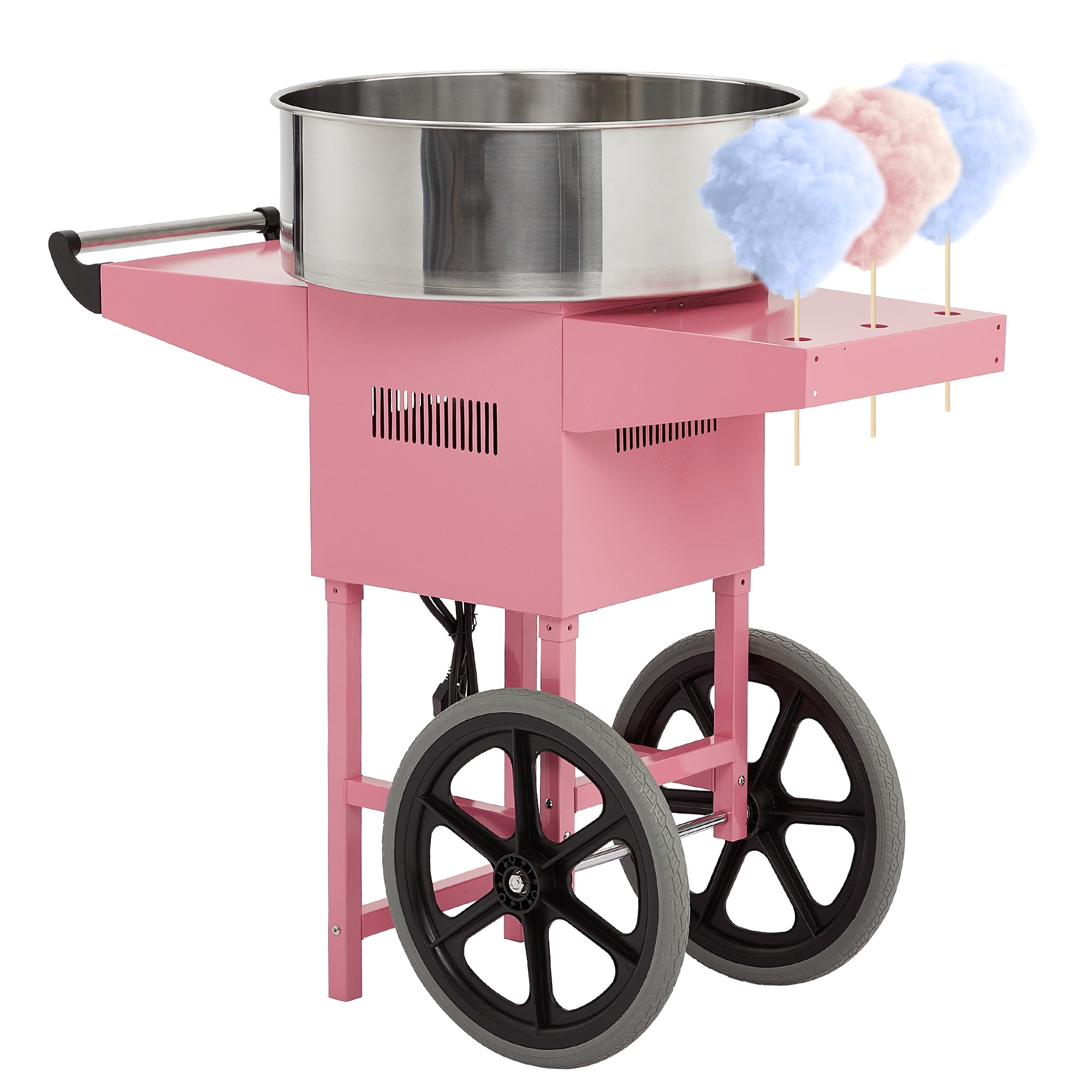 Faitaliicy Electric Cotton Candy Machine Cart With 20 Inch Stainless ...