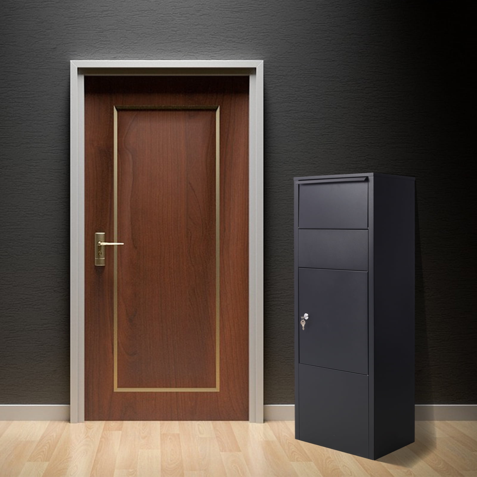 Faitaliicy Extra Large Lockable Parcel Mailbox, Anti-Theft, Wall ...