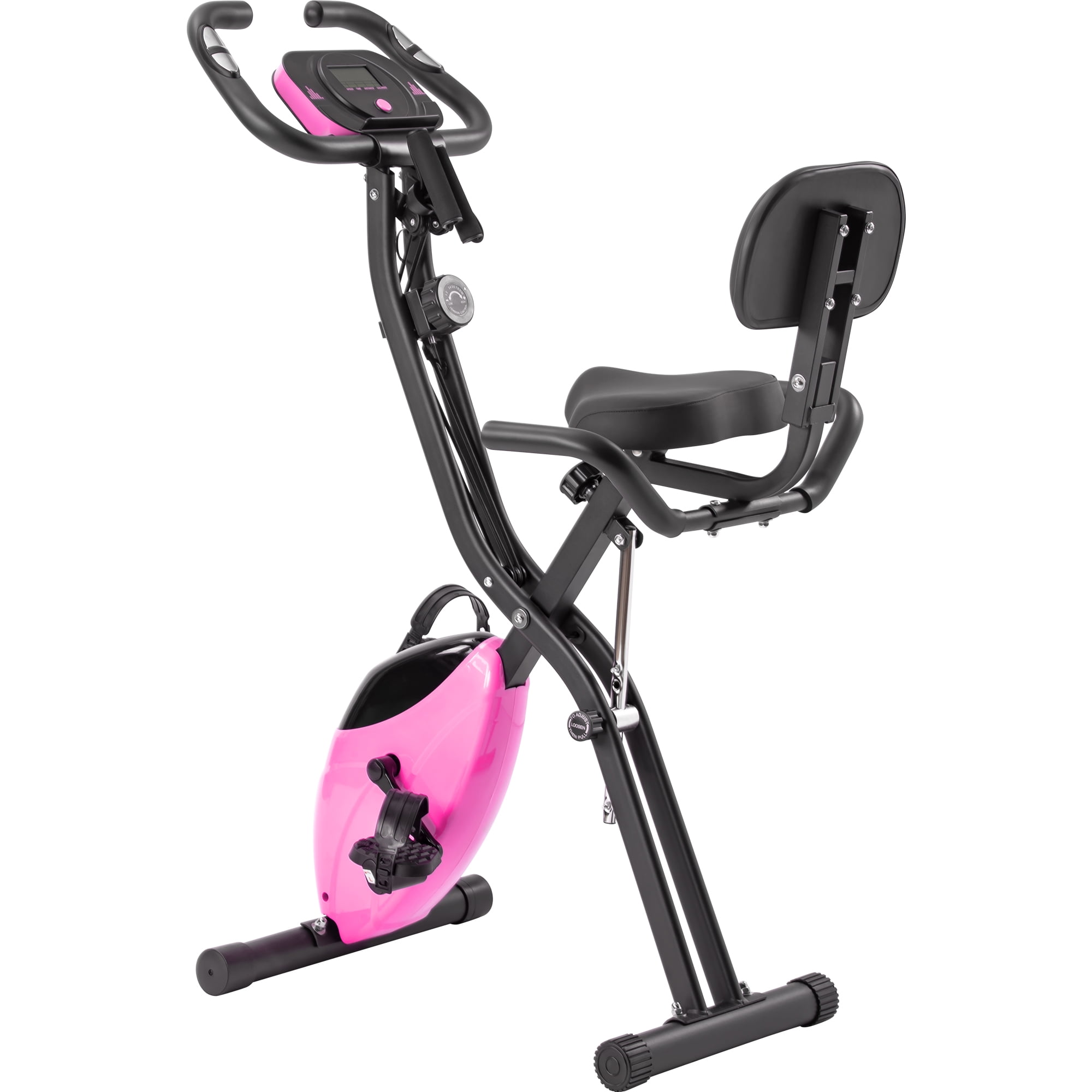 Faitaliicy Folding Exercise Bike Fitness Upright And Recumbent X-Bike ...
