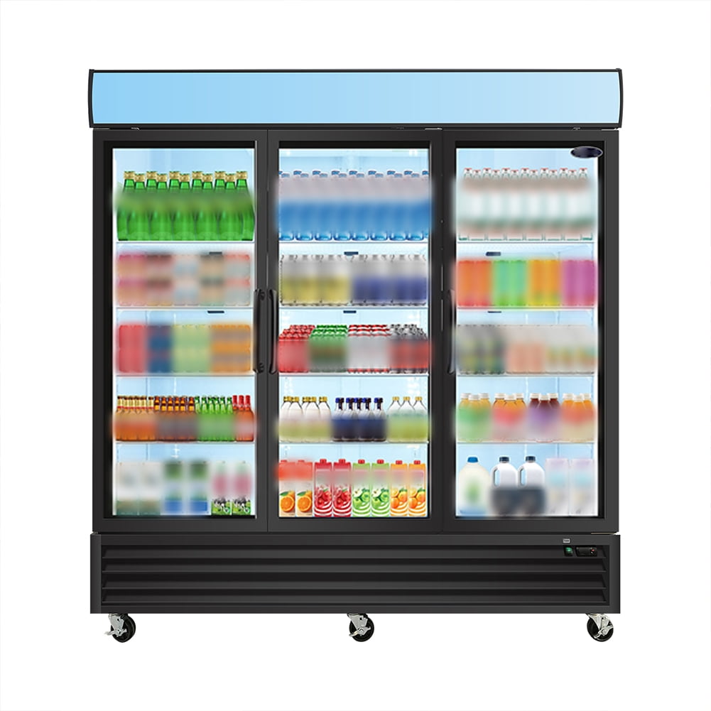 Faitaliicy Glass Door Merchandiser Refrigerator 70 Cu. ft Commercial ...