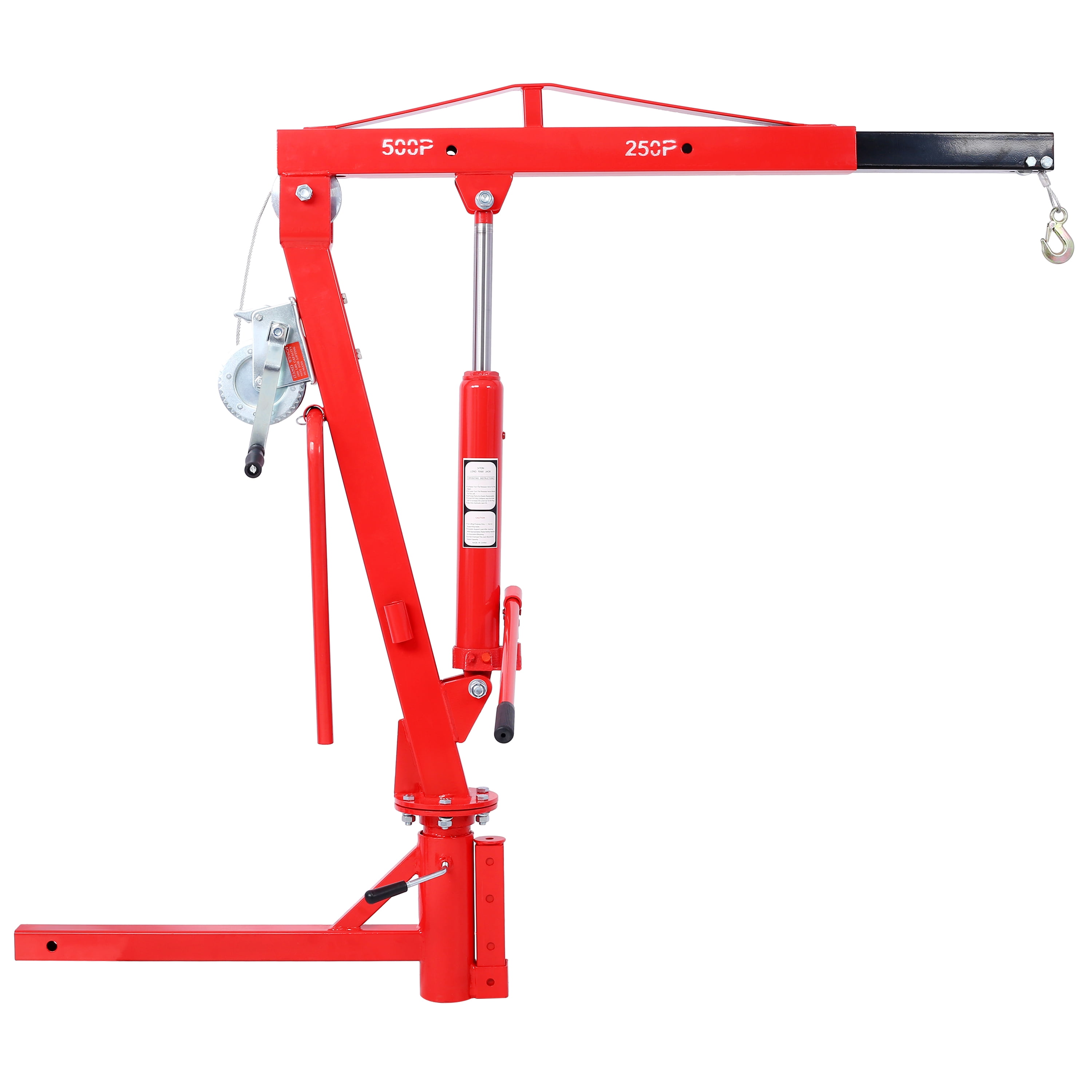 Faitaliicy Hydraulic Hitch-Mount Truck Crane Hoist Pickup Truck Bed ...