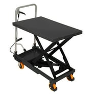 Tory Carrier Hydraulic Single Scissor Lift Table 330lbs Platform Cart ...