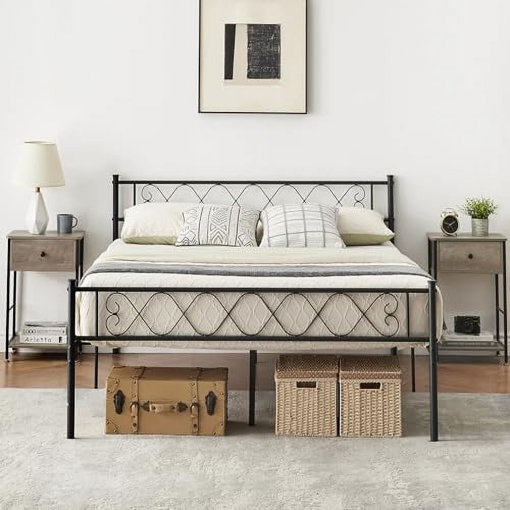 Faitaliicy Metal Twin Bed Frame With Headboard And Footboard Twin Size ...