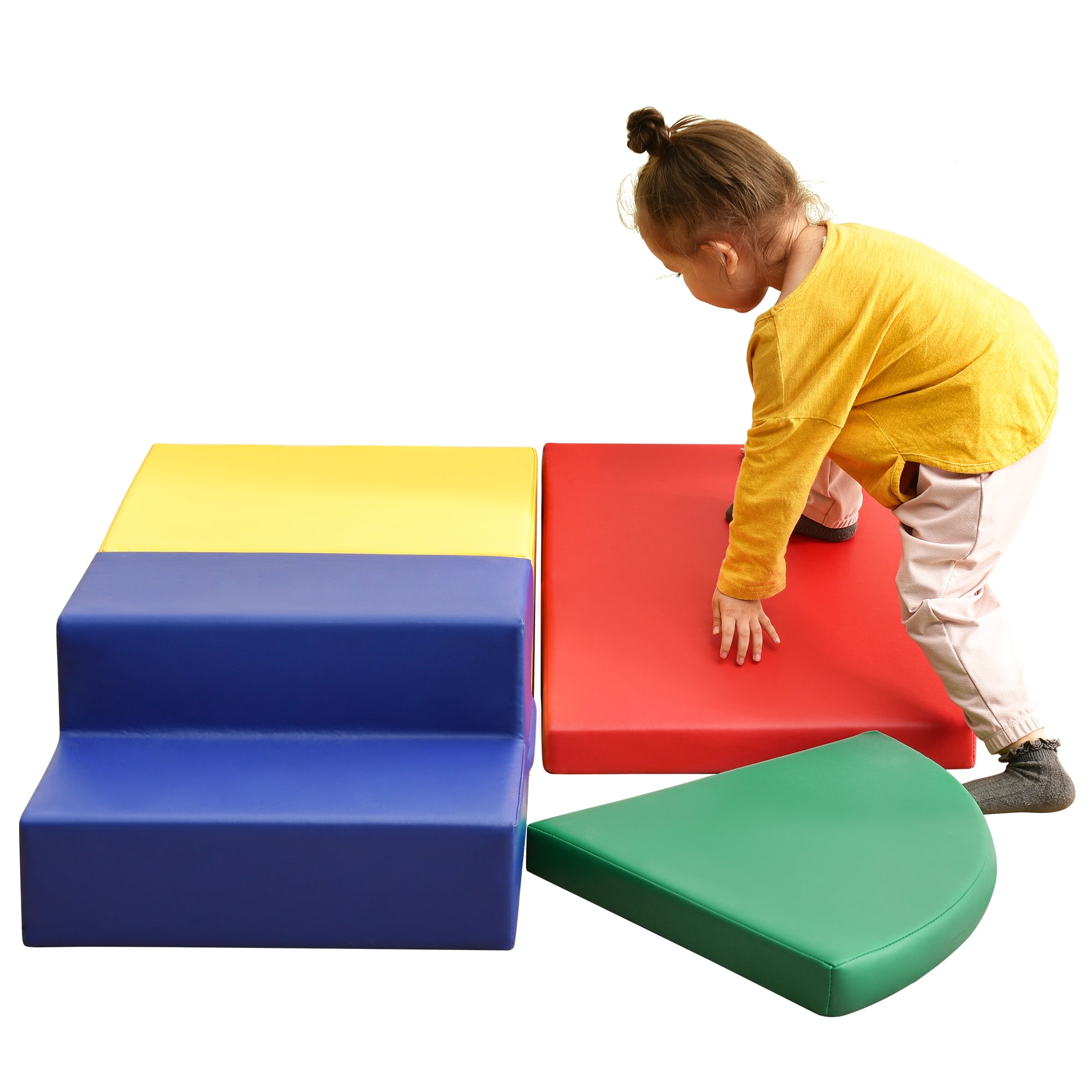 Faitaliicy Soft Climb and Crawl Activity Playset Blocks,Kids Indoor ...