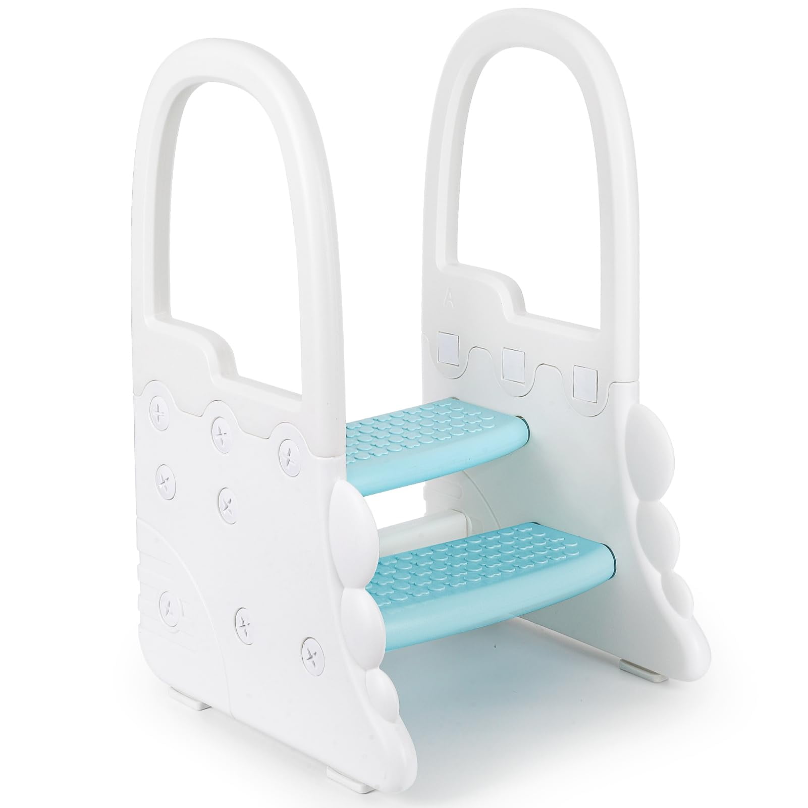 Faitaliicy Toddler Step Stool kids Wide 2 Step Stool For Bathroom Sink ...