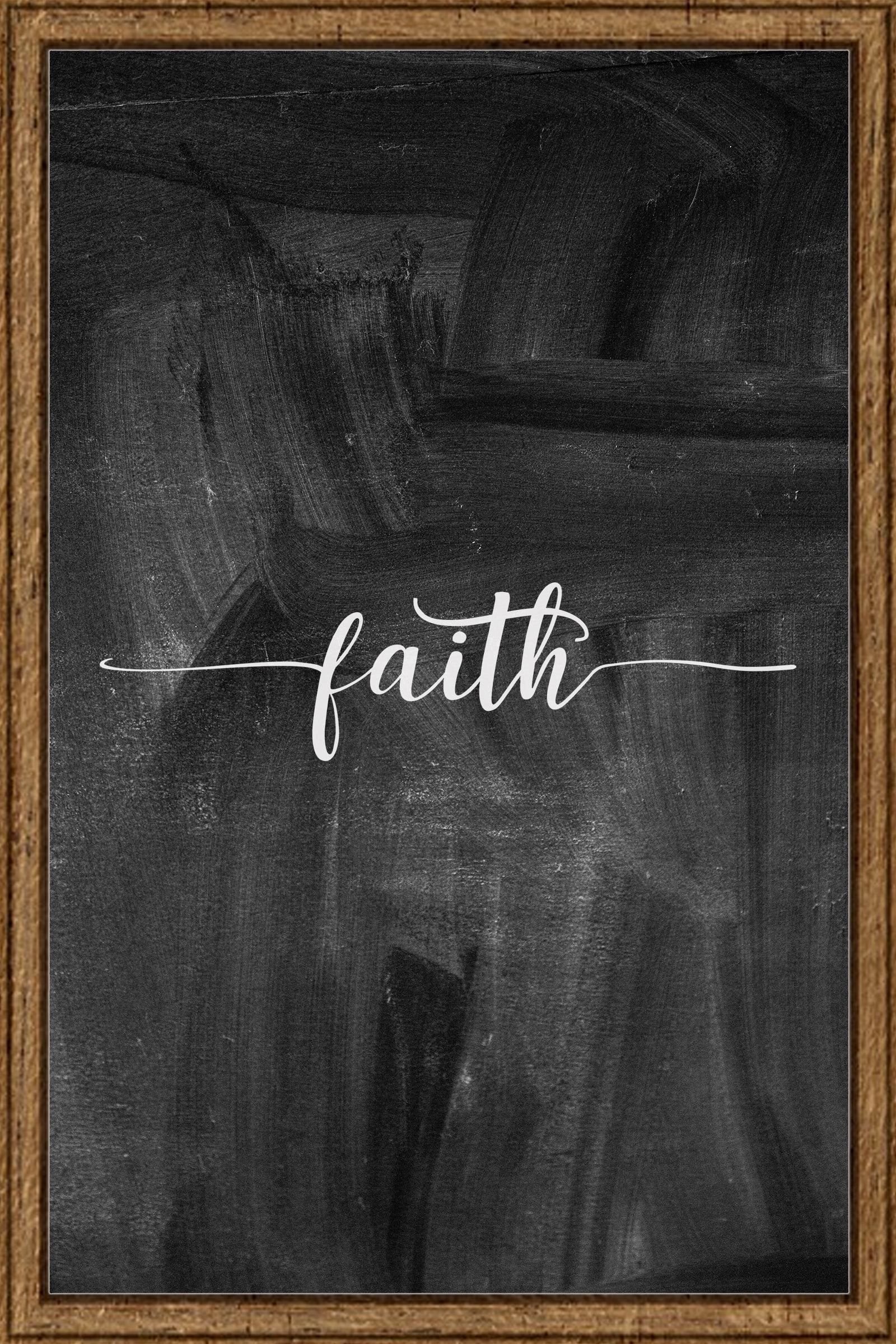 Faith Arrow Jesus Christian Bible God Cute Calligraphy Tin Tin Sign ...