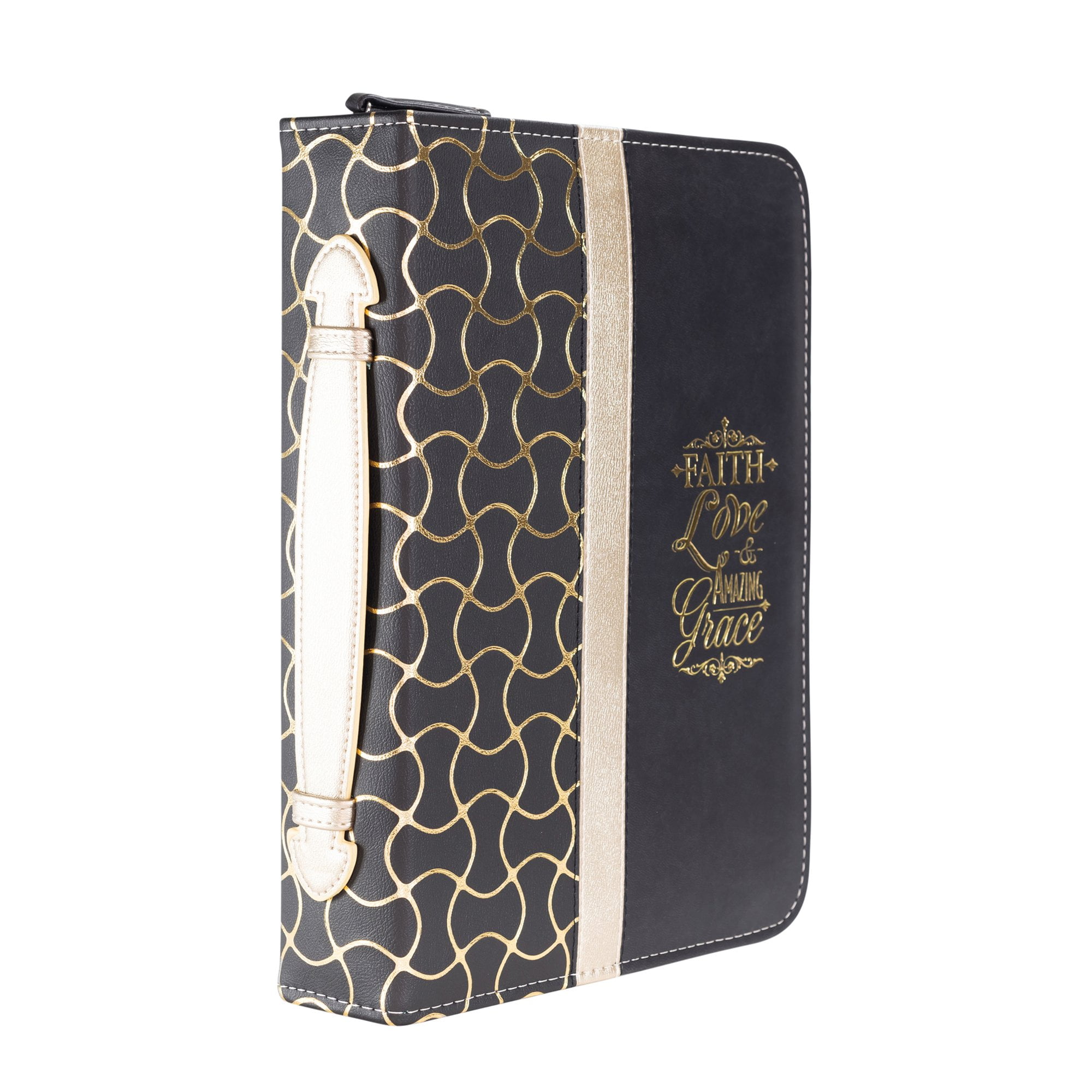 Faith Bible Cover, Black And Gold, Medium - Walmart.com