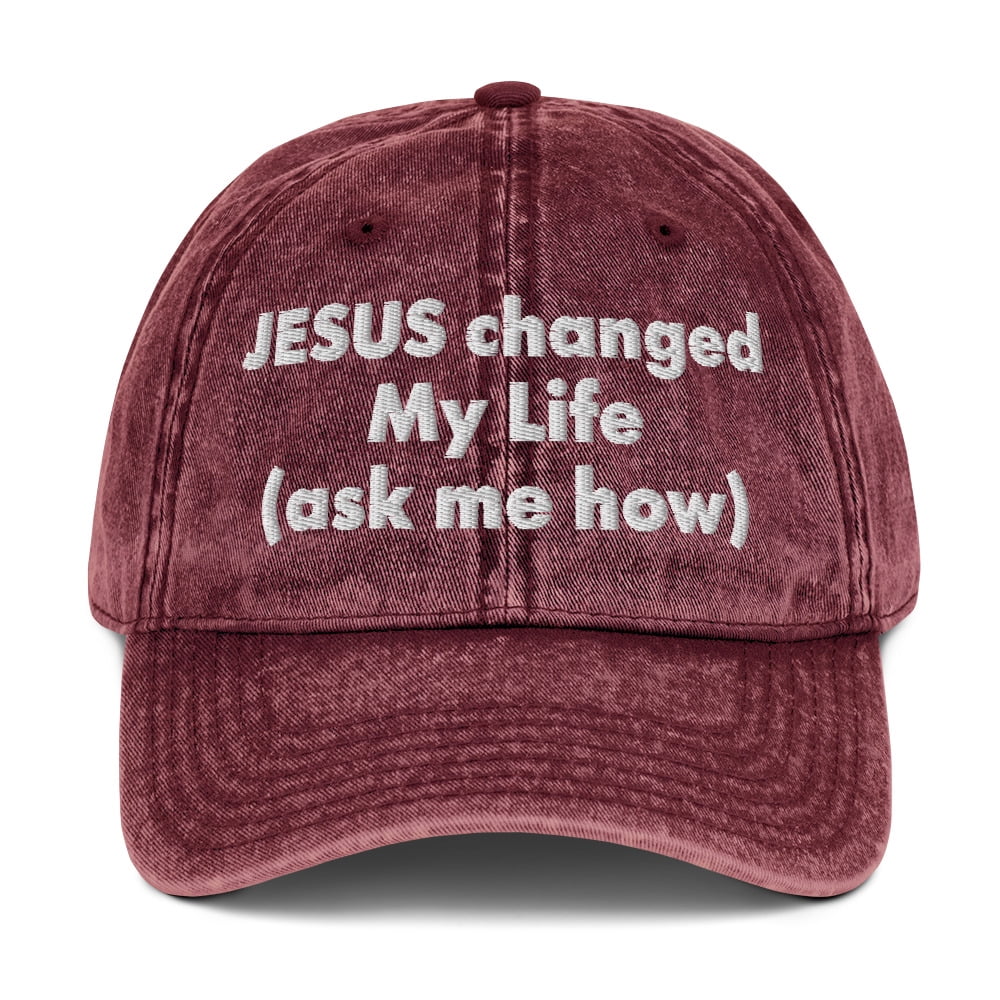 Faith Christianity Jesus Christ Embroidered Vintage Cap, Jesus Changed ...