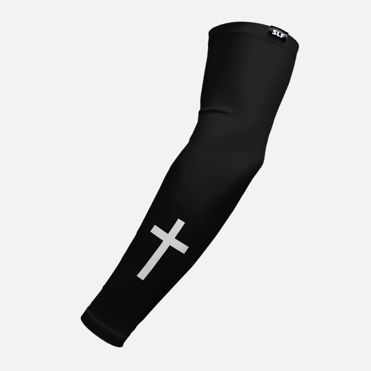 Protective Perfect Fit Faith Cross Black Compression Arm Sleeve ...
