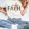 Faith Cross Christian Love and Grace Vertical Jesus T-Shirt - Walmart.com