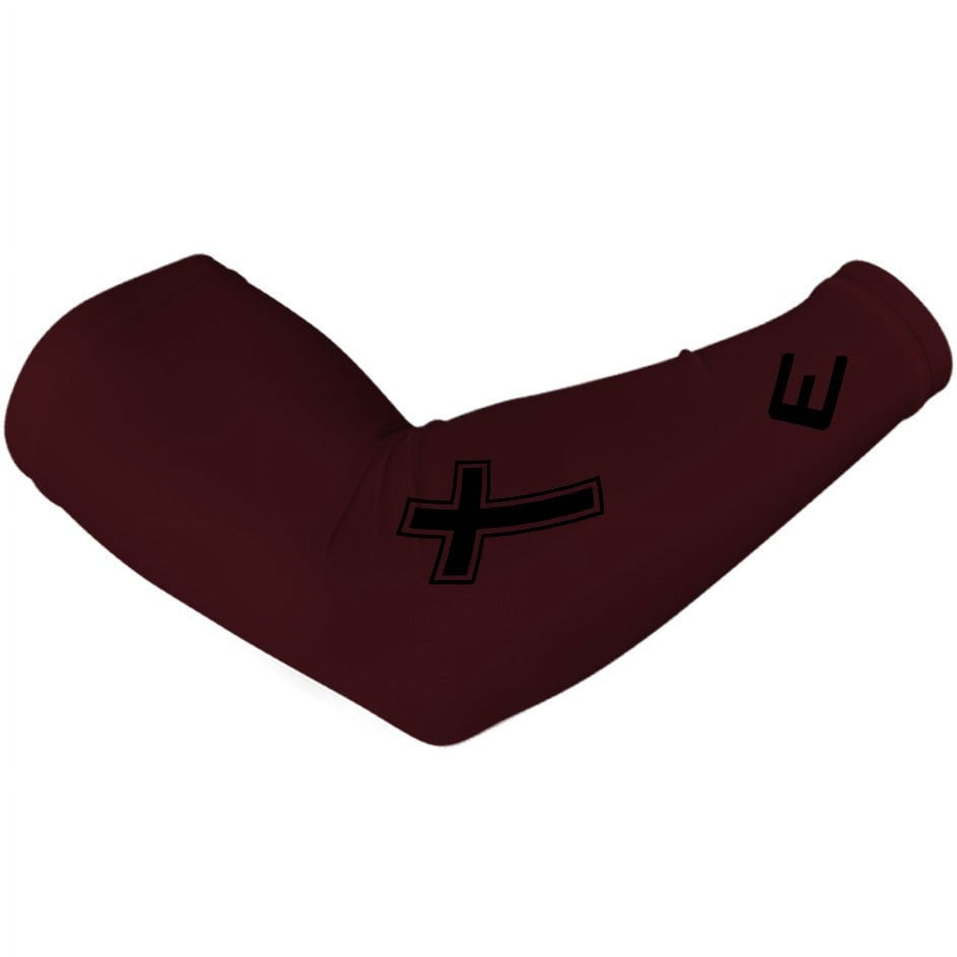 Faith Cross Maroon Arm Sleeve - Walmart.com