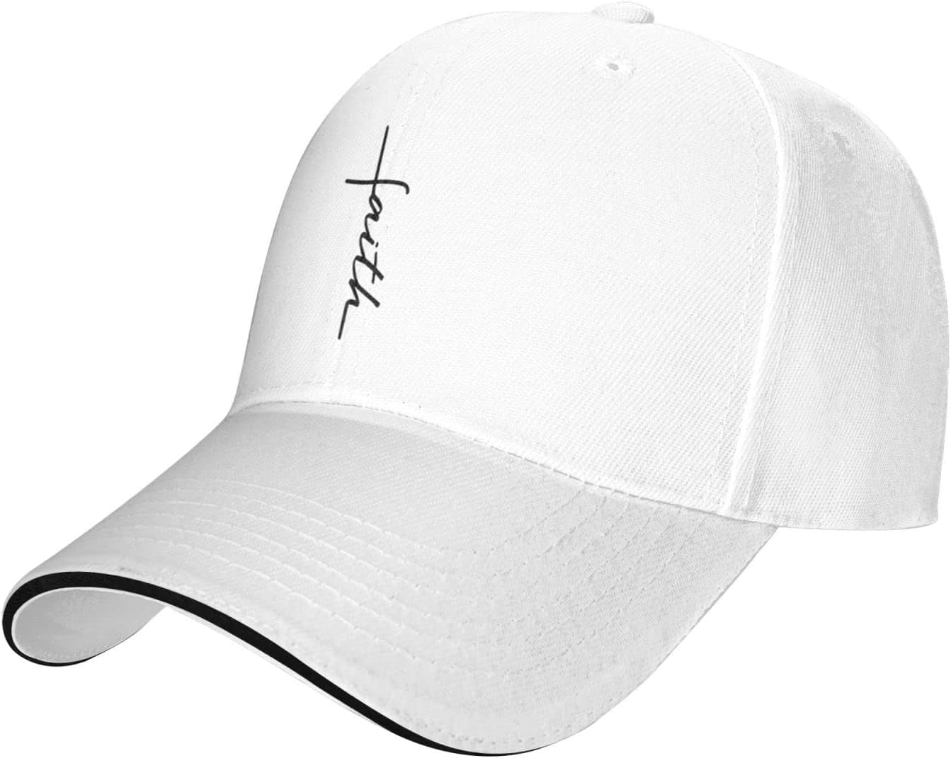 Faith Cross Script Christian Jesus Baseball Cap Men Hats for Women Dad ...