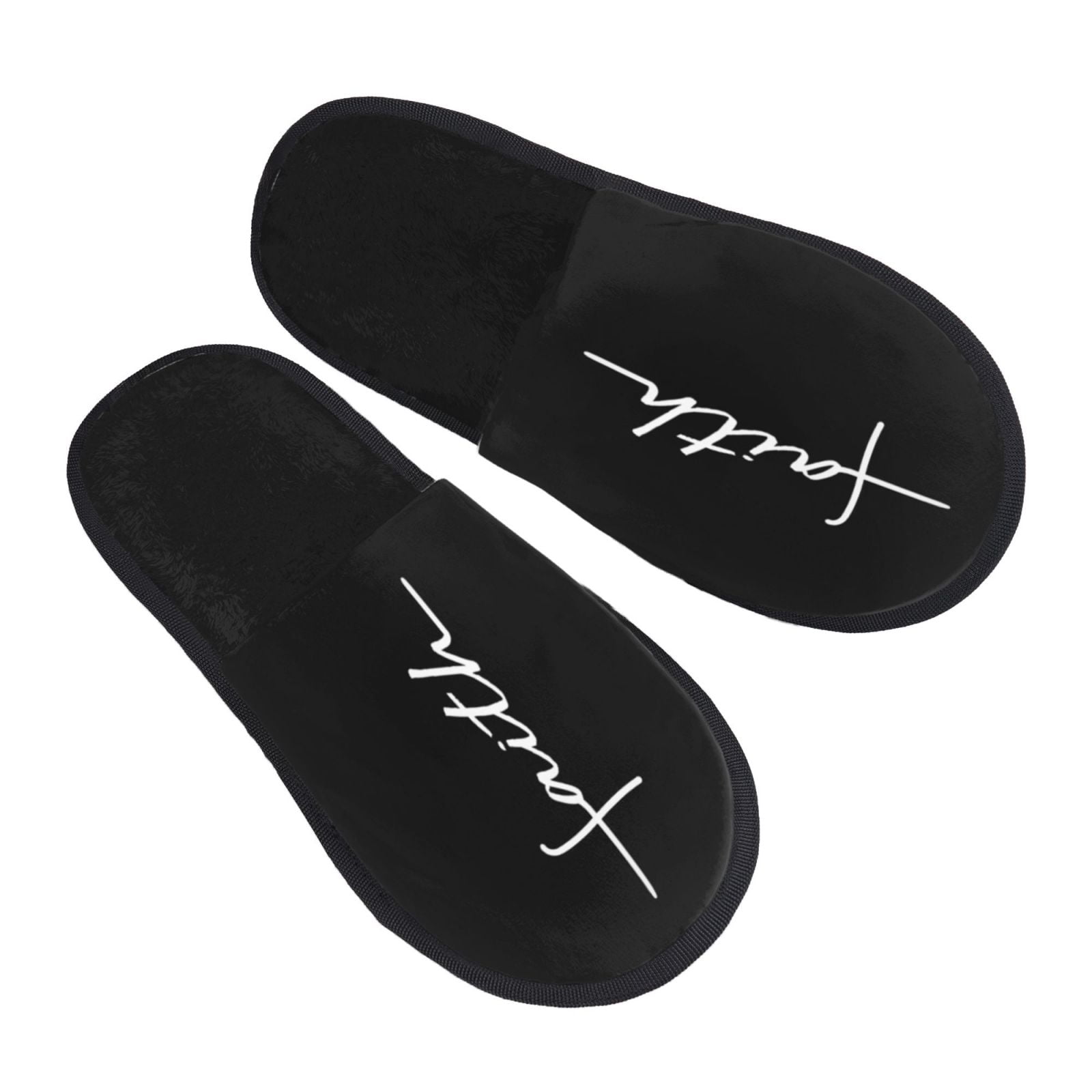 Faith Cross Script Christian Jesus Mens Womens Cozy Memory Foam Scuff ...