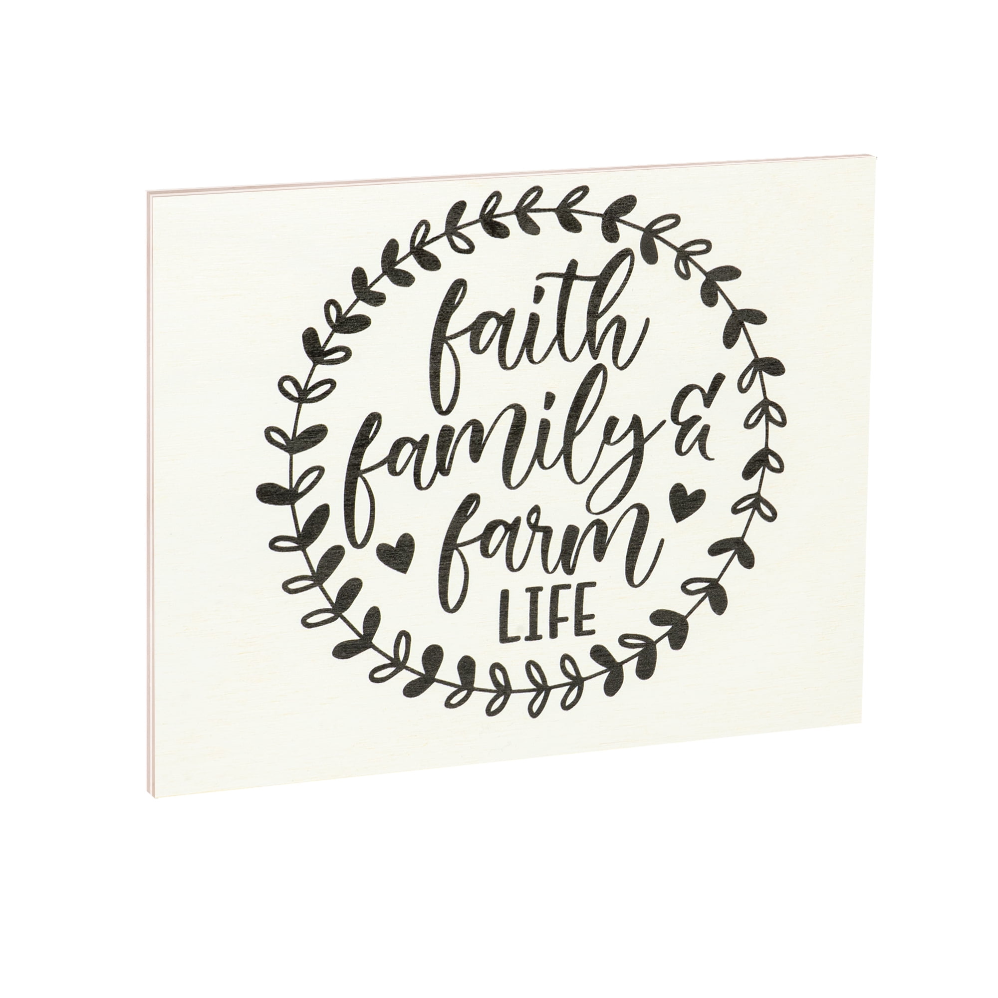 Faith Family Farm Life Wooden Sign, Barn Decor, Rustic Farmhouse Decor ...
