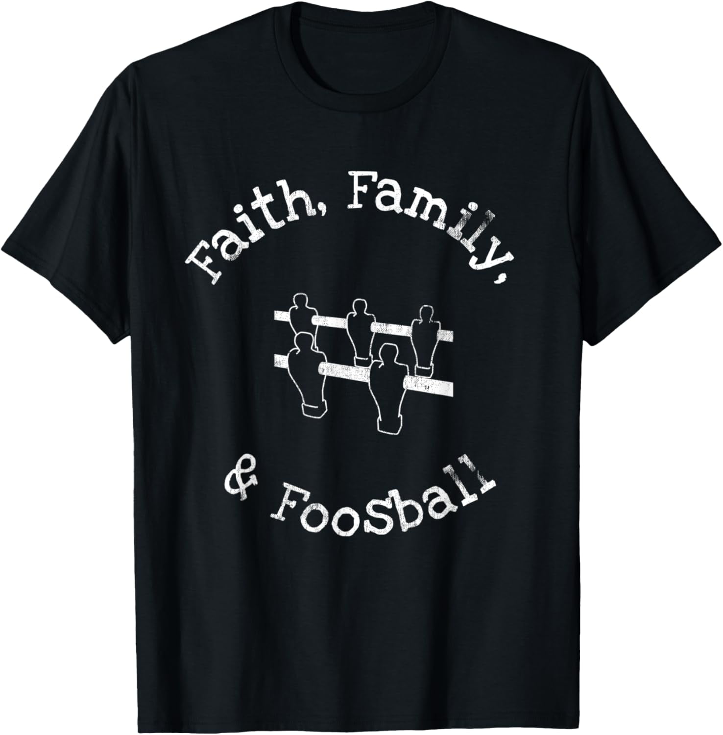 Faith Family and Foosball TShirt for Foosball Players - Walmart.com
