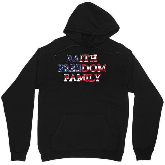 Faith, Freedom, Family, Stars, And Red Stripes Graphic Patriotic ...