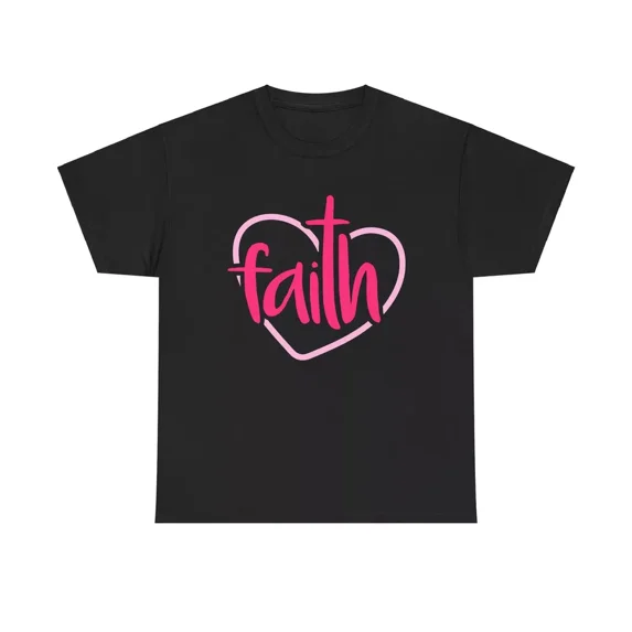 Faith Heart T-Shirt - Walmart.com