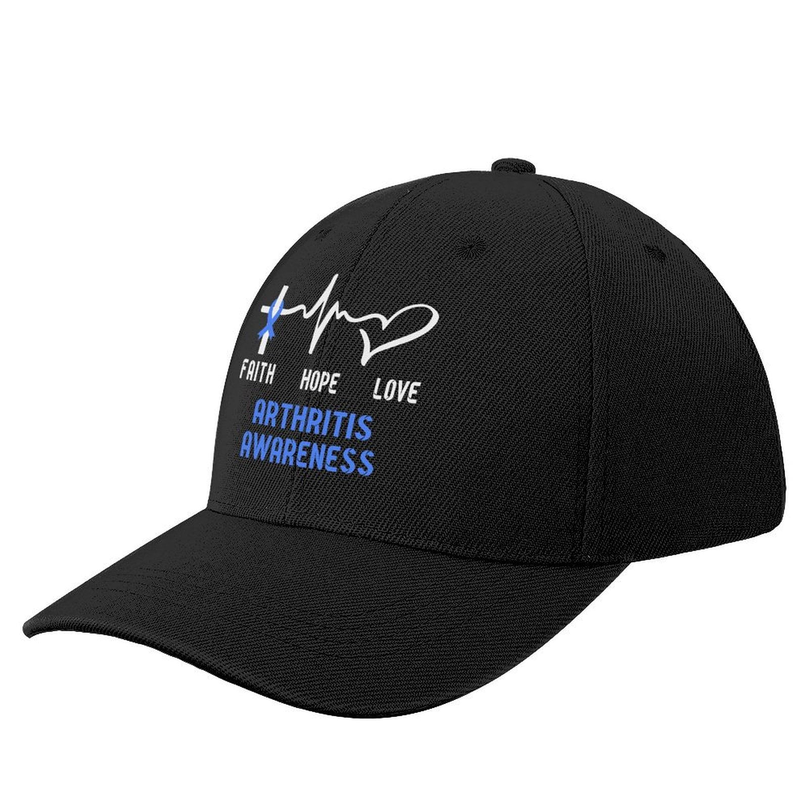 Faith Hope Love Arthritis Awareness Men's Hats Baseball Cap Sports ...