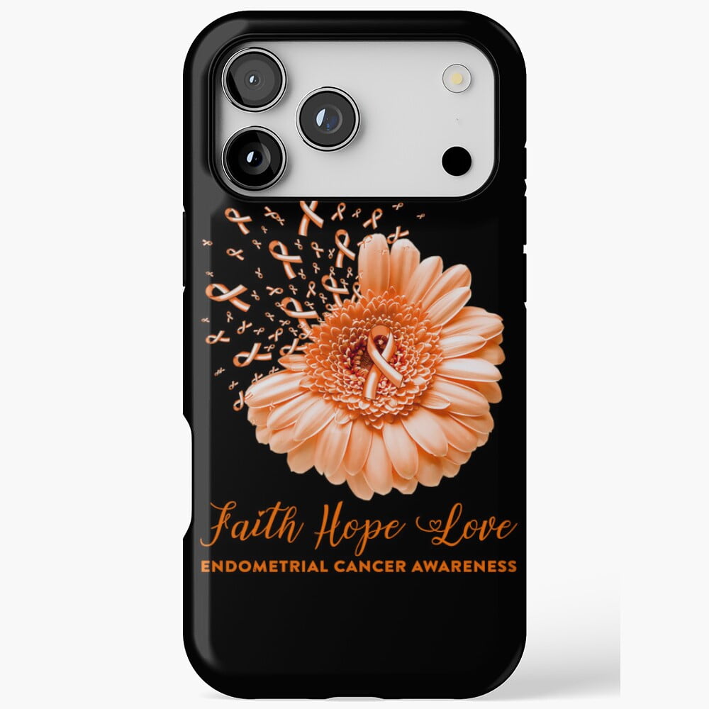 Faith Hope Love Cancer Awareness Design iPhone Case 17 16 15 14 13 12 ...
