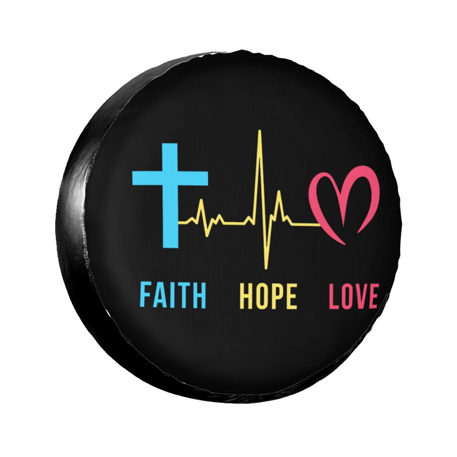 Faith Hope Love Christian Spare Tire Cover Waterproof Dust-Proof ...