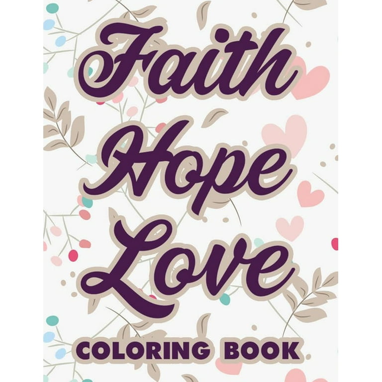 faith and hope coloring pages