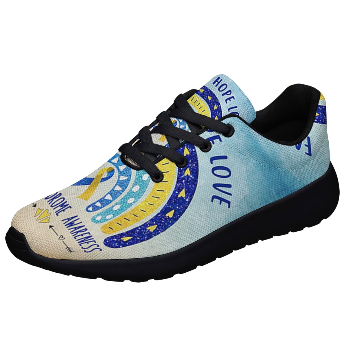 Faith Hope Love Down Syndrome Awareness Shoes Sneakers for Women Men ...