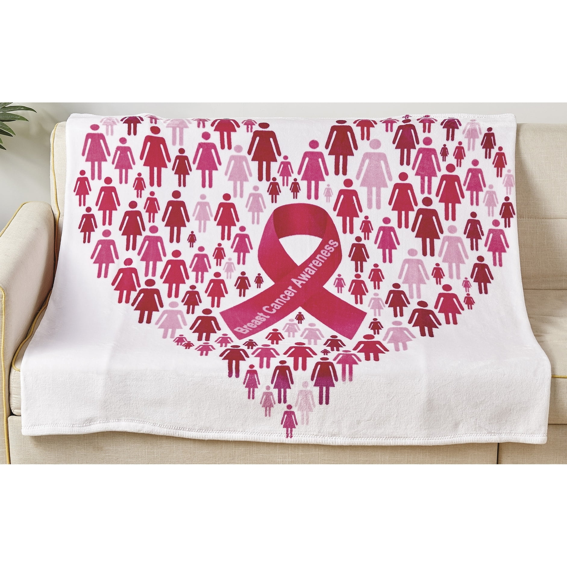 Faith, Hope, Love Home Décor Together We Rise Breast Cancer Awareness ...