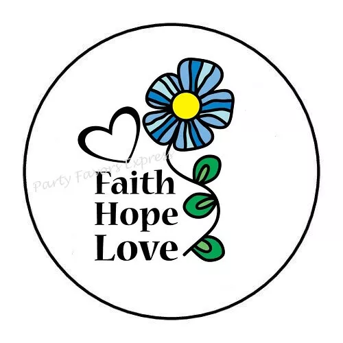 Faith Hope Love Stickers Party Favors Phone Decal Water Bottle Stickers ...