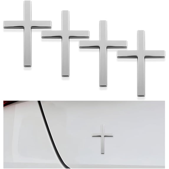 Faith-Inspired Christian Cross Car Decal - Easy-Apply Decor Sticker for ...
