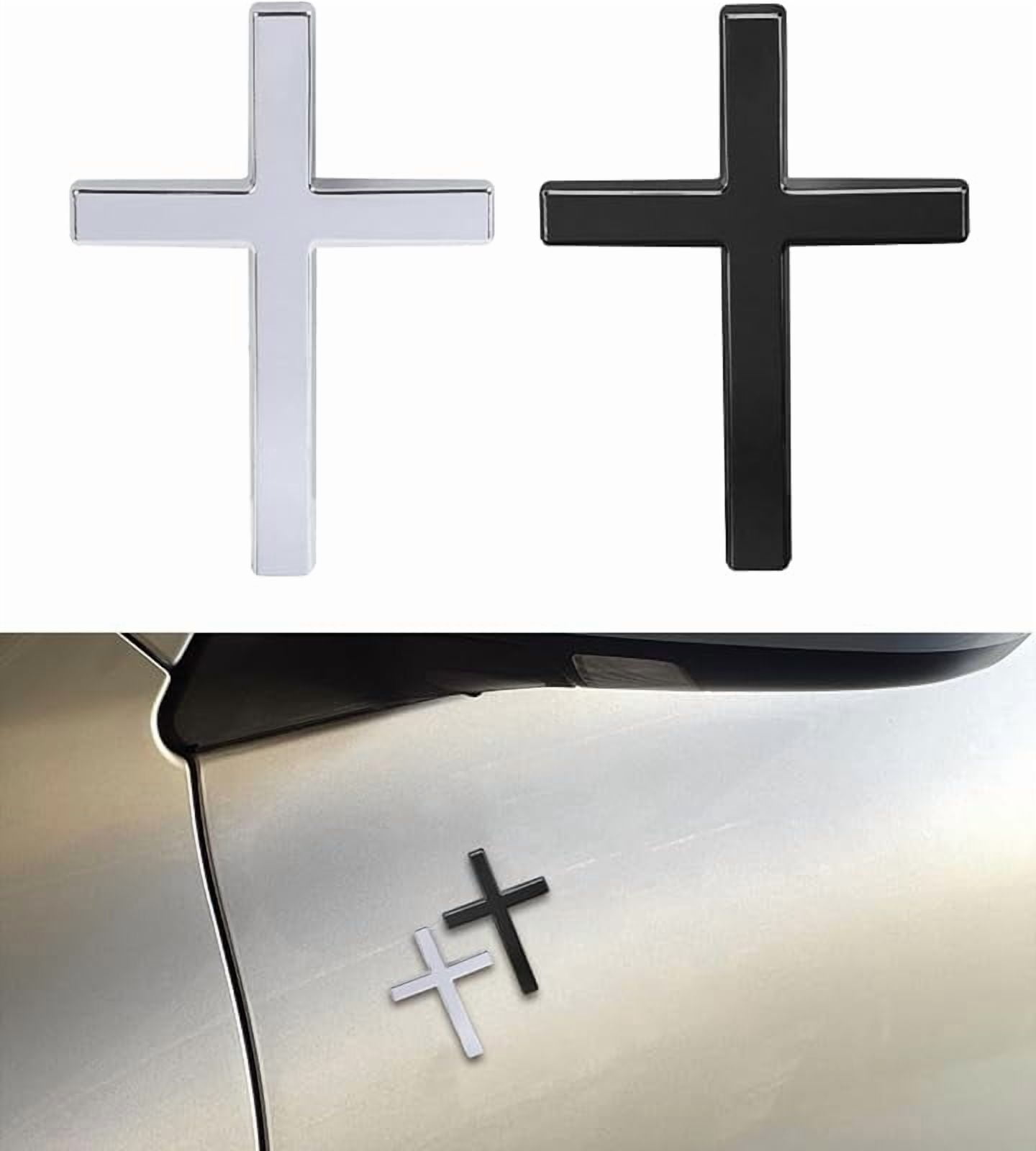 Faith-Inspired Christian Cross Car Decal - Easy-Apply Decor Sticker for ...