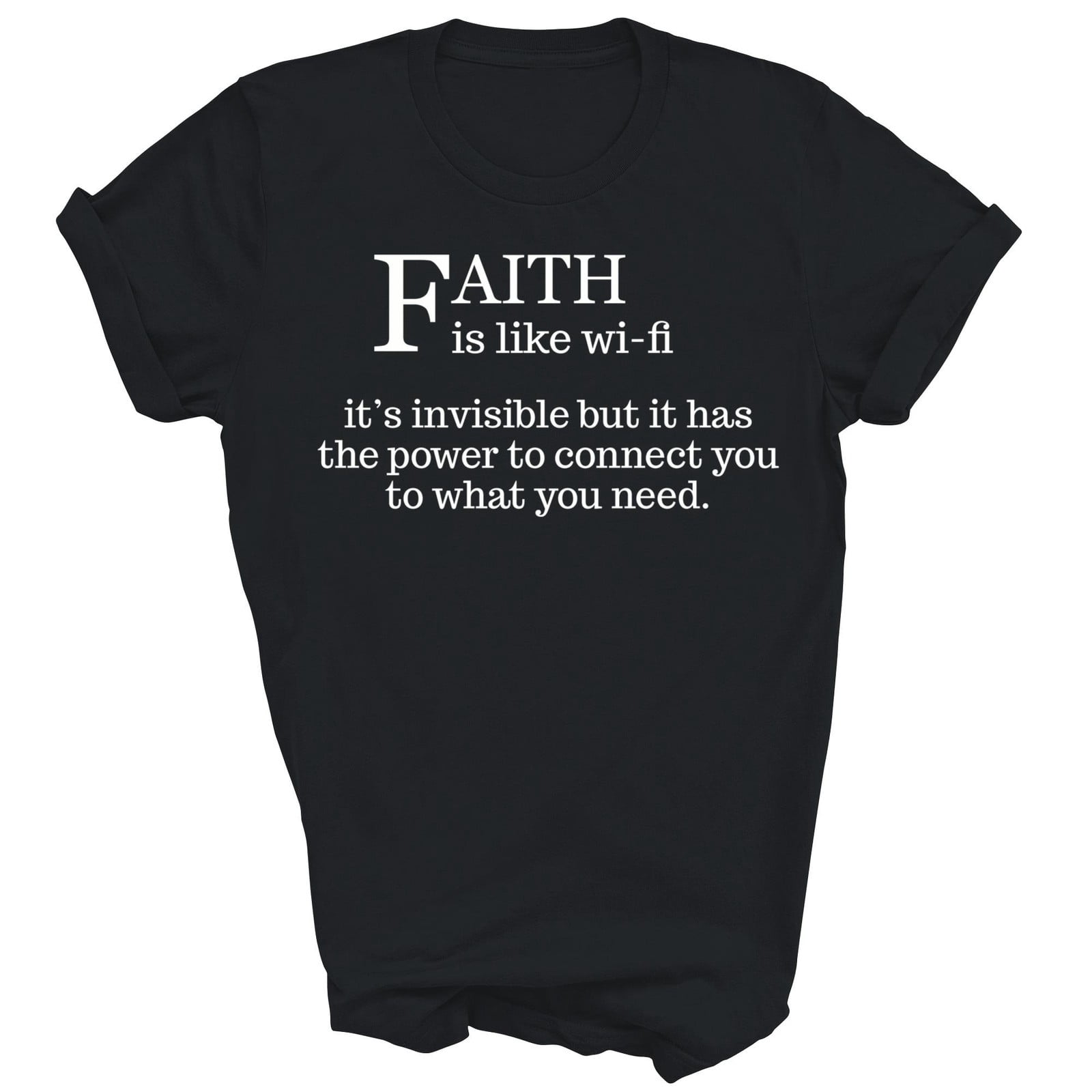 Faith Is Like Wifi Christian Pastor Spiritual Connection Gospel T-Shirt ...