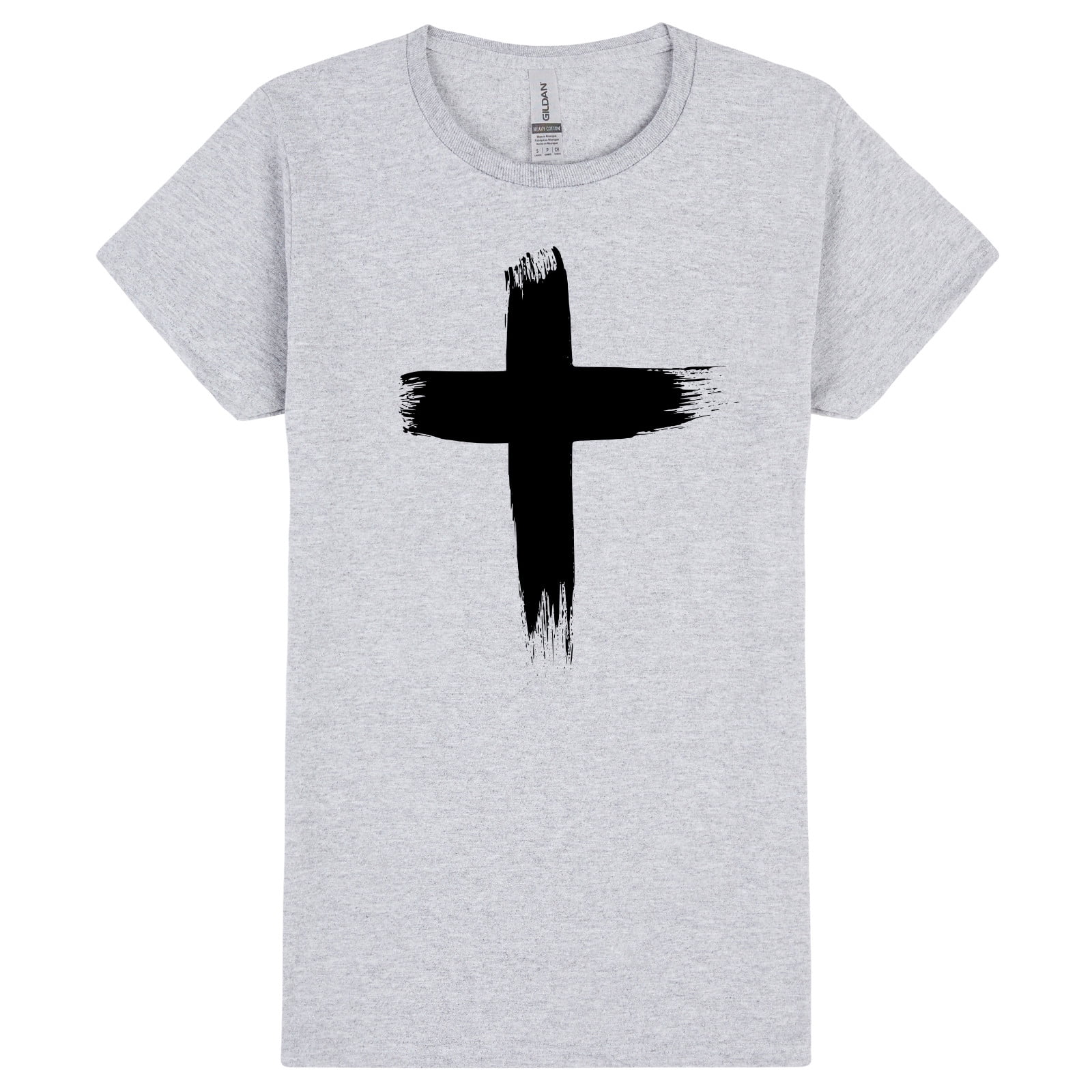 Faith Jesus Cross Christian Religion Ladies T-Shirt - Walmart.com