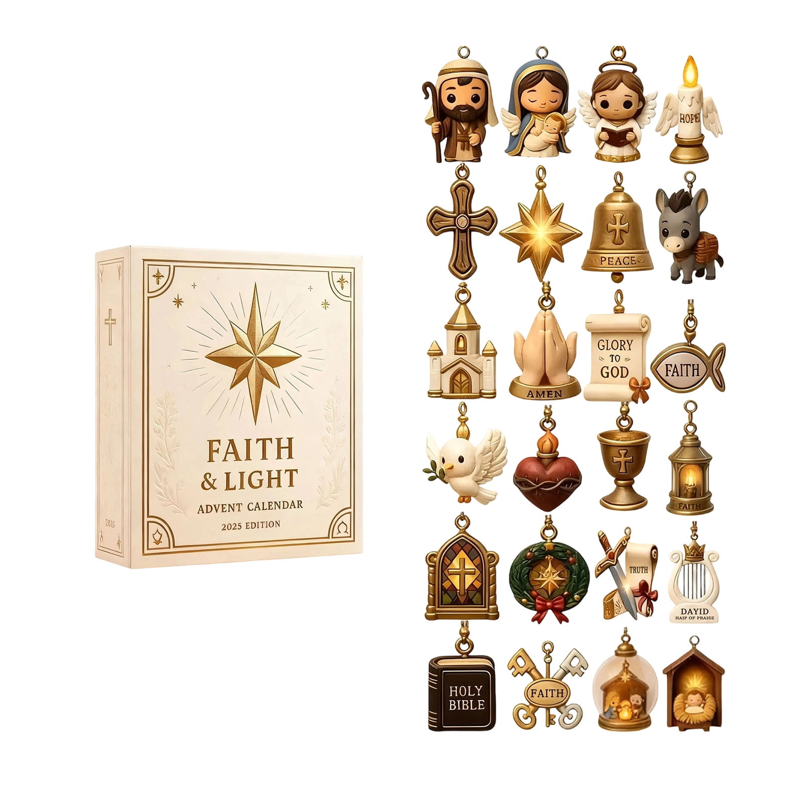 Faith & LIGHT Advent Calendar 2025, 24 Day Hanukkah Countdown Calendar ...