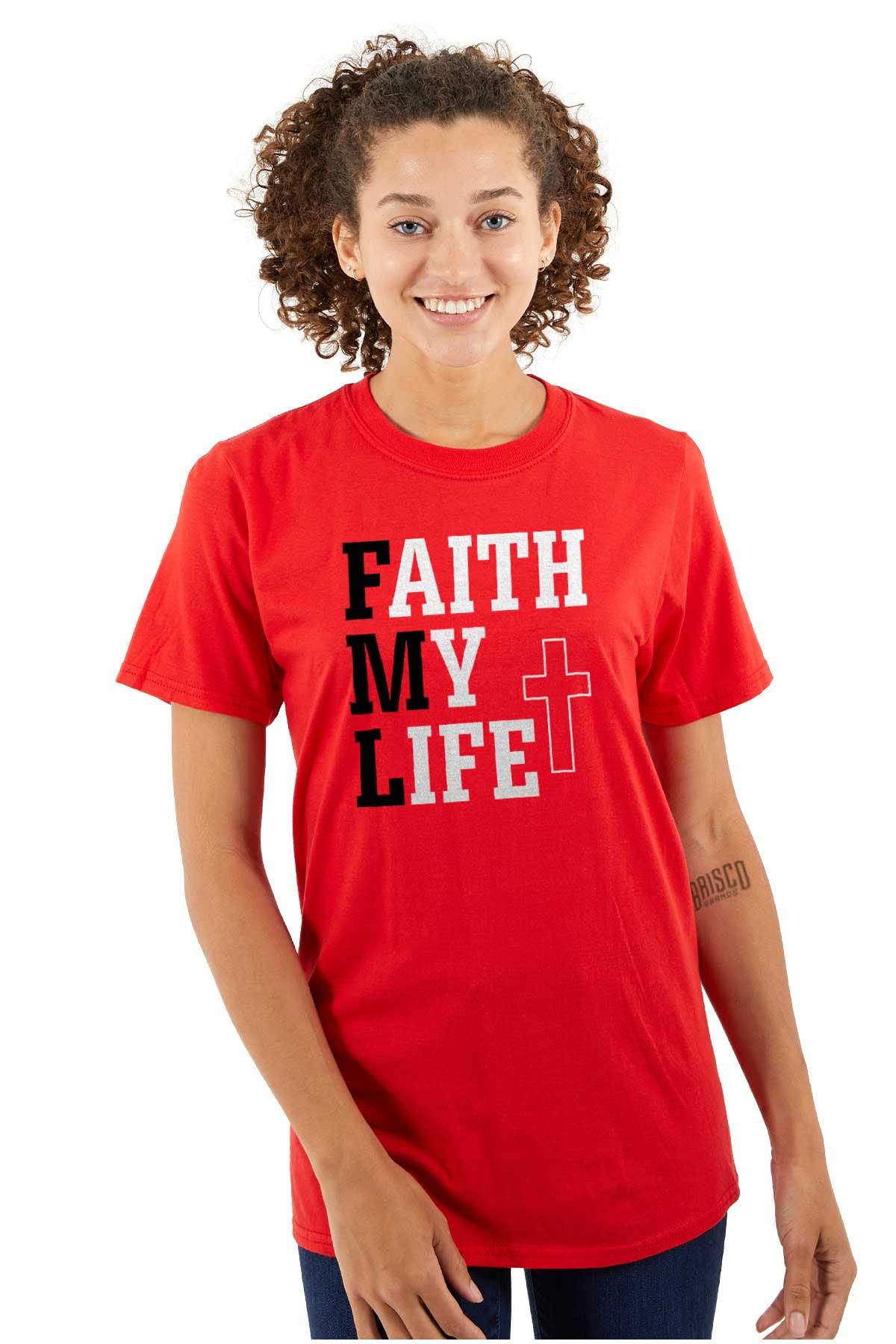 Faith Life Religious Jesus Christ God Men's Graphic T Shirt Tees Brisco Brands M - Walmart.com