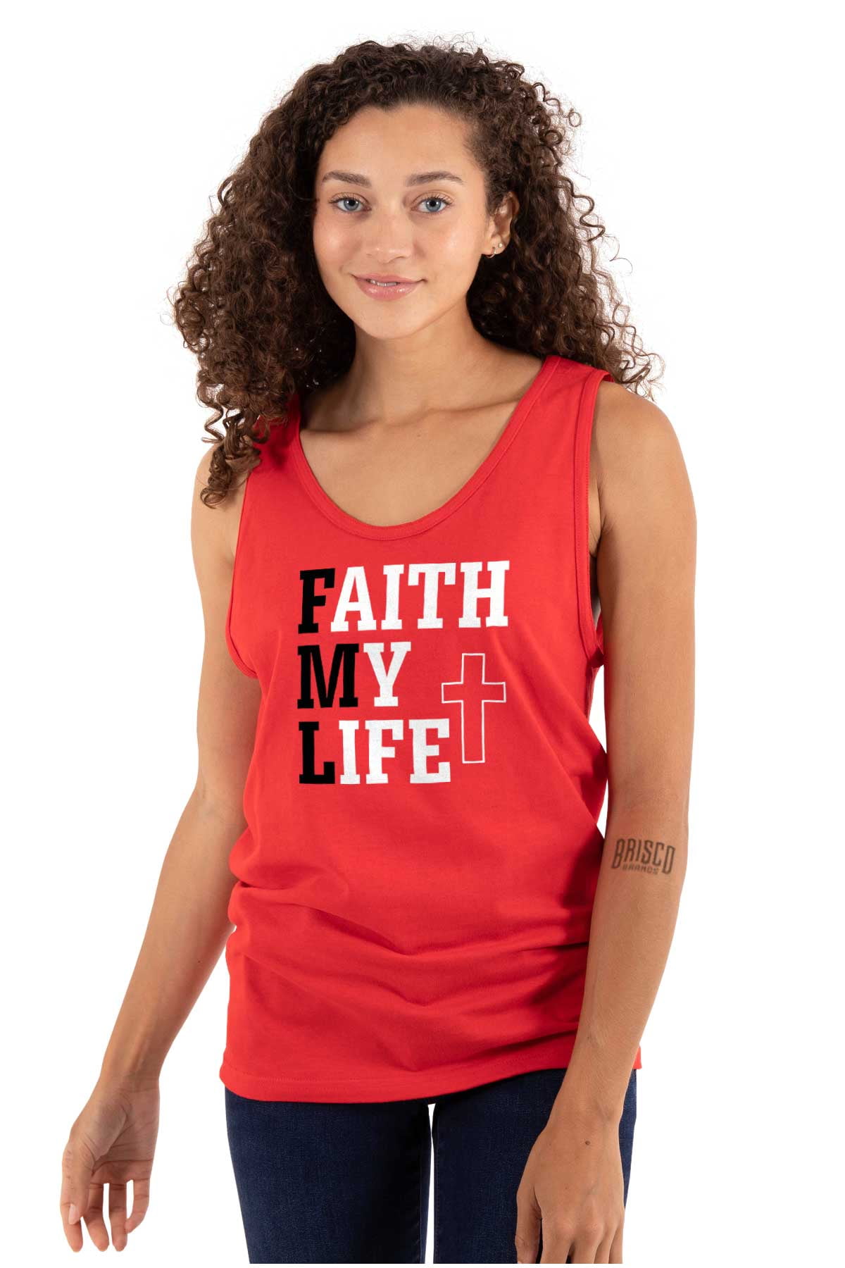 Faith Life Religious Jesus Christ God Tank Top T Shirts Men Women ...
