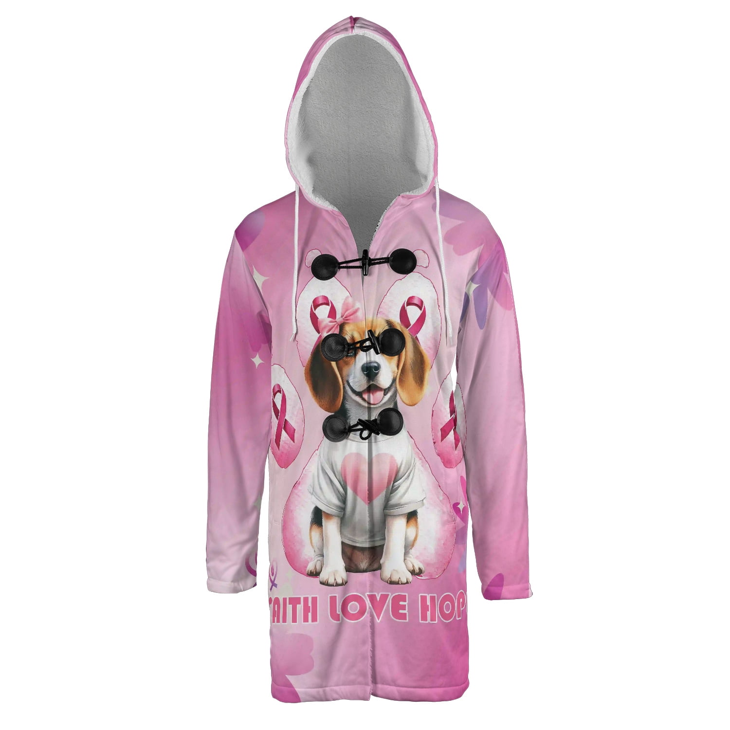 Faith Love Hope Beagle Breast Cancer Awareness Survivor All Over Print ...