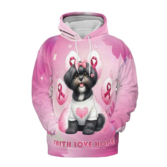 Faith Love Hope Shih Tzu Breast Cancer Awareness Survivor All Over ...