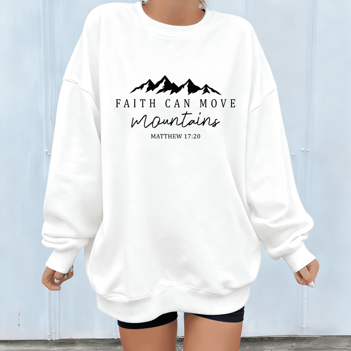 Faith Move Mountains Graphic Tee T Shirt Inspirational Christian ...